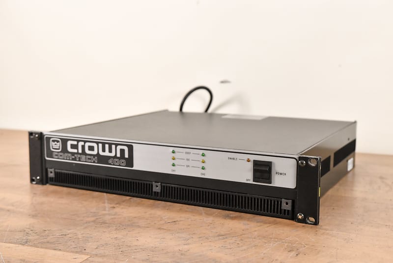Crown Com-Tech 400 Two-Channel Power Amplifier CG00XGT | Reverb