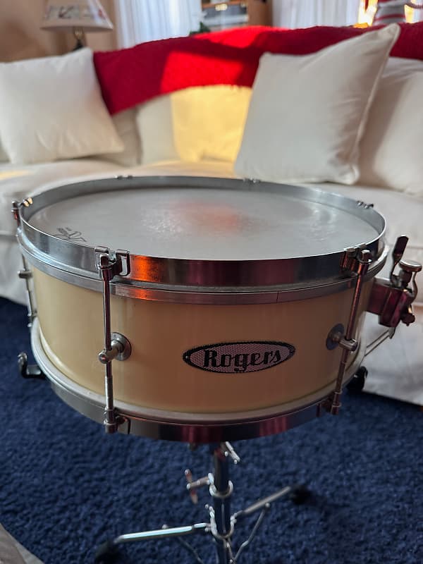Rogers Banner 5x14 Vintage Snare Drum | Reverb
