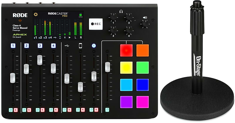 Rode RODECaster Pro Podcast Production Studio Bundle with | Reverb