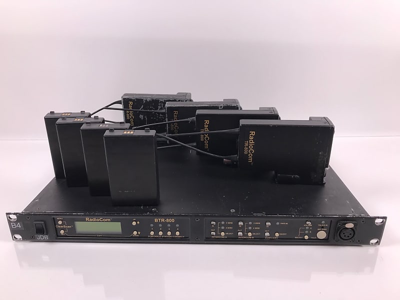Telex BTR-800 Wireless Intercom w/ x4 TR-800, B4 Block | Reverb UK