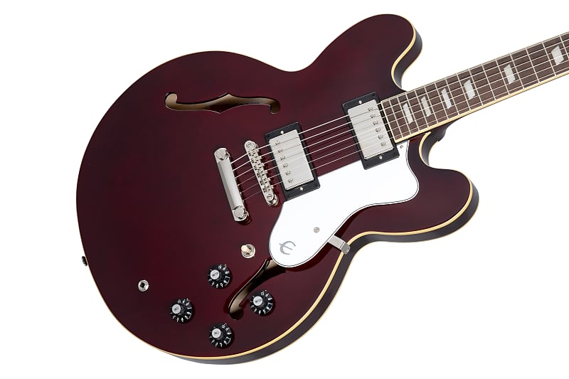Brand New Epiphone Noel Gallagher Riviera Dark Wine Red | Reverb