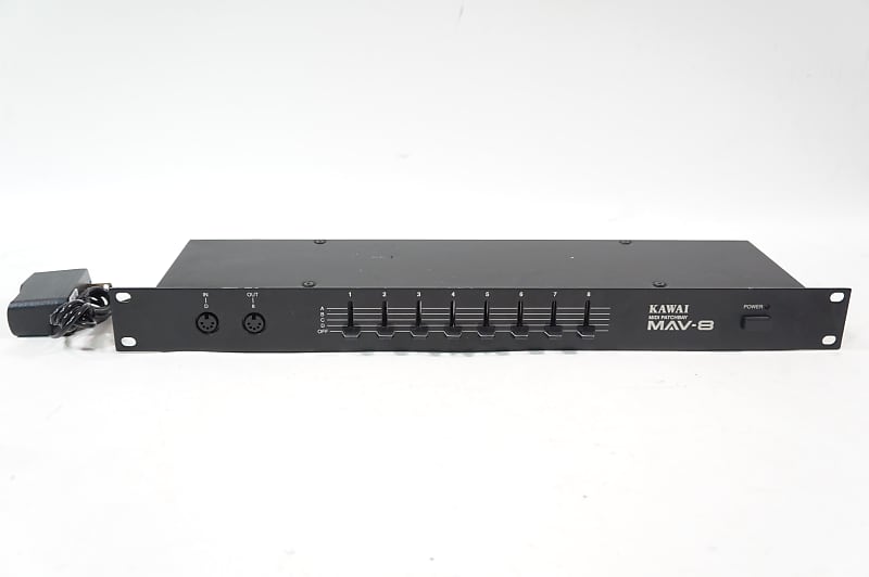 KAWAI MAV-8 MIDI PATCHBAY 4 in / 8 out MIDI Patcher Mixer | Reverb UK