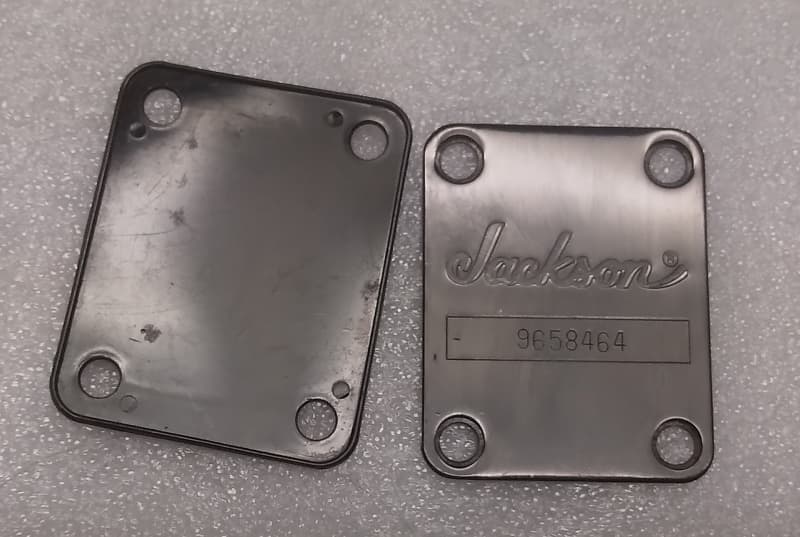 Jackson Neck Plate 2000s - Black | Reverb