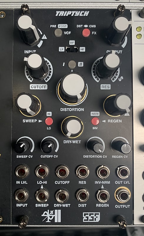 SSF Triptych Distortion + VCF + Flange/Comb | Reverb