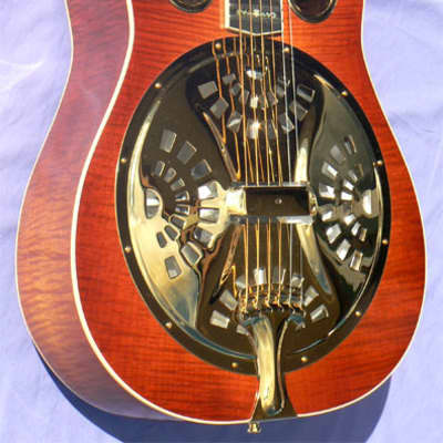 2013 Appalachian Dobro, AAA Curly Maple Body, All Solid | Reverb