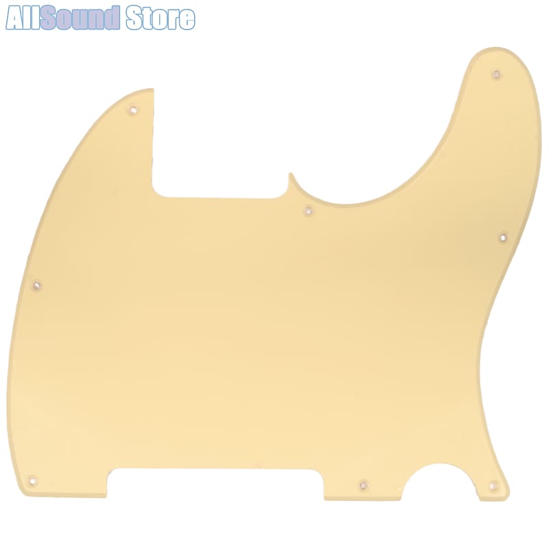 1-Ply CREAM Pickguard for USA MIM Standard Fender® ESQUIRE | Reverb