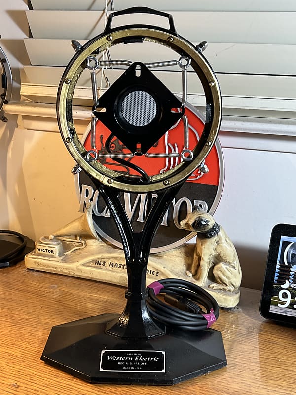 Custom 1930's Style Western Electric Ring Spring Microphone, | Reverb