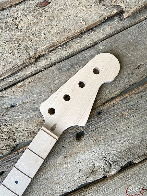 Guitar Mill P-Style Replacement Bass Neck / 1 pc. Maple | Reverb