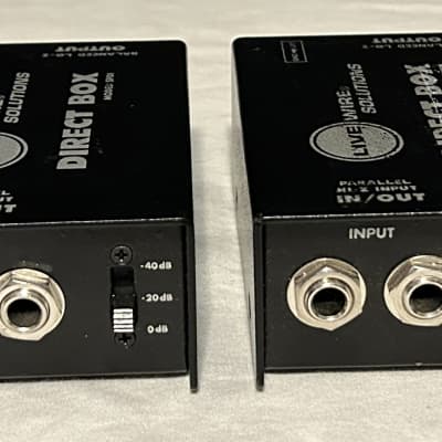 4- SPDI Passive Direct Boxes With Attenuation Pad | Reverb