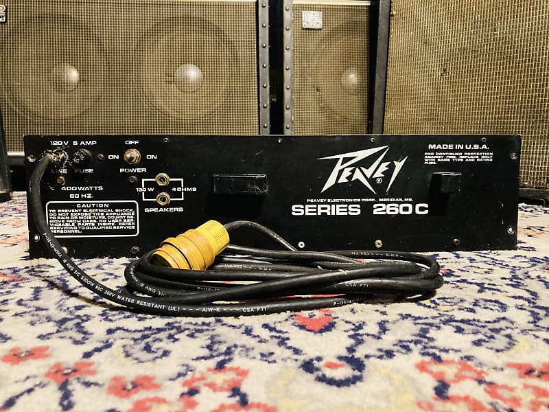 Peavey Series 260 C Loaded Power Amp Chassis USA | Reverb