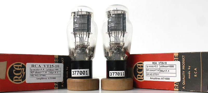 VT25-10 RCA made in U.S.A AmplitrexTested 1 Matched Pair 2Pcs | Reverb