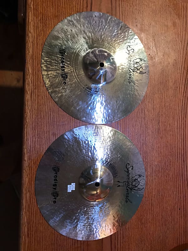 Supernatural Cymbals 13" Hi Hat Set Prodigy Pro | Reverb