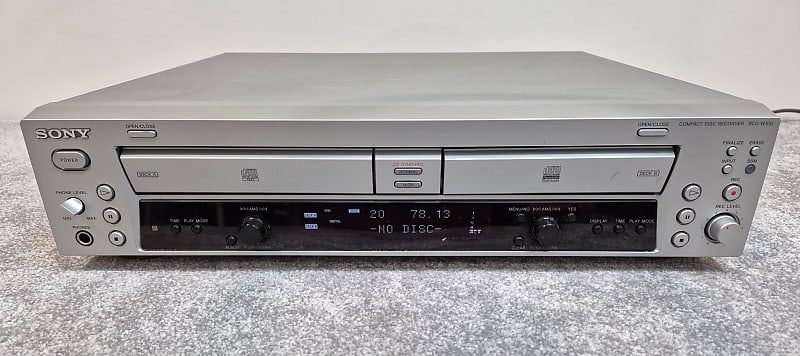 Sony CD Recorder RCD-W100 - 2-Disc CD-RW Recorder | Reverb UK