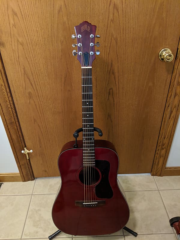 Guild D25 CH 1978 Cherry | Reverb