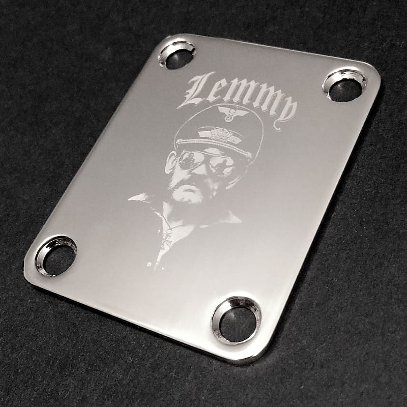 GUITAR NECK PLATE Custom Engraved Etched - Fits Fender - | Reverb
