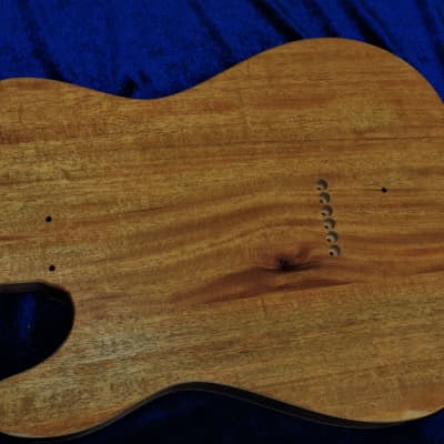 5A Flamed Maple w/ Walnut strip / Mahogany Telecaster Tele | Reverb