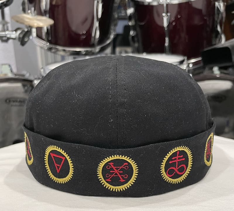 Xe Drums Anarchist Drummers Cap - Black, Gold, Red | Reverb