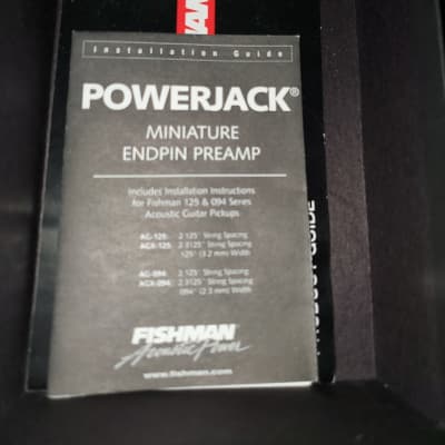 Fishman Powerjack Pro-PJA-001 preamp early 2000s | Reverb