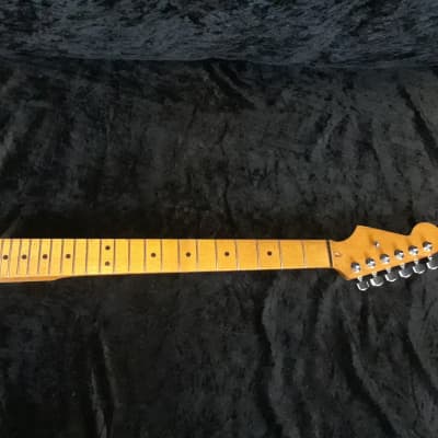 Warmoth Fender Stratocaster Right Hand Reverse Headstock Neck | Reverb