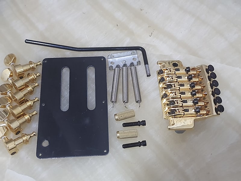 Ibanez Tremolo Edge Iii In Gold W Screwless Tuning Pegs Reverb