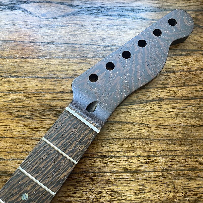 Wenge Tele Neck fits fender Telecaster body 22 frets | Reverb