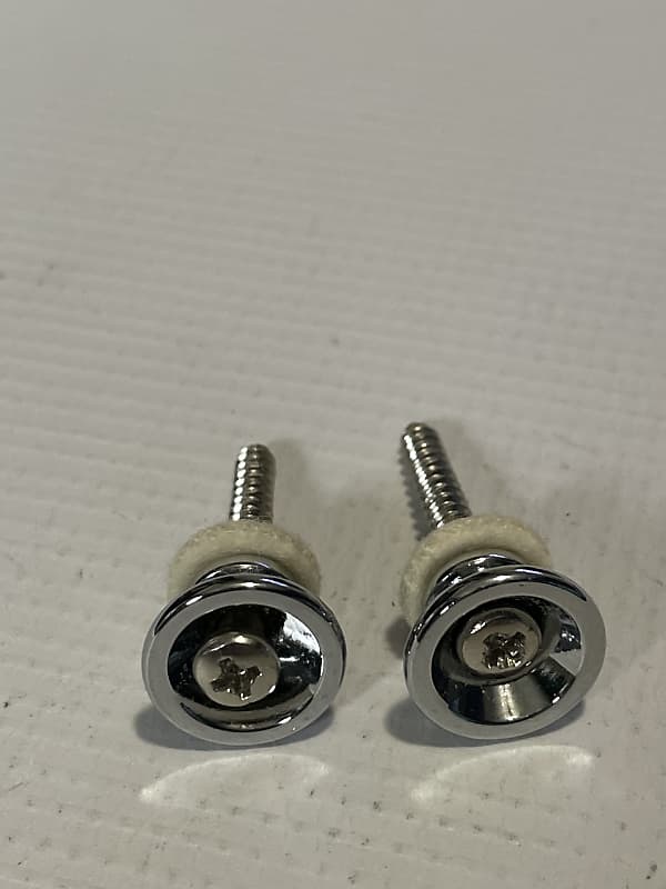 2000's MIJ Jackson Dinky Guitar Factory Chrome Oversize Strap | Reverb