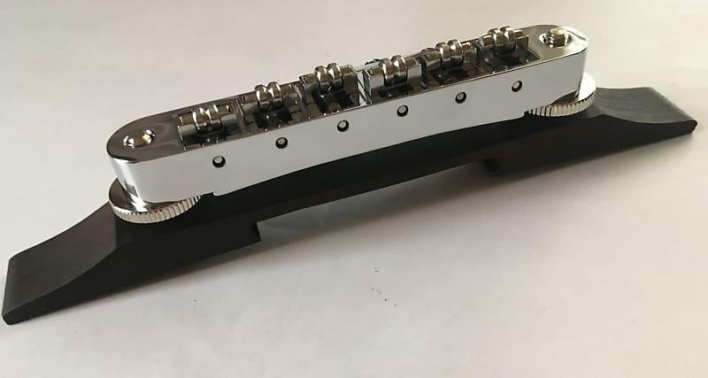 ROLLER ADJUSTOMATIC BRIDGE FOR GRETSCH GUITARS With Ebony | Reverb