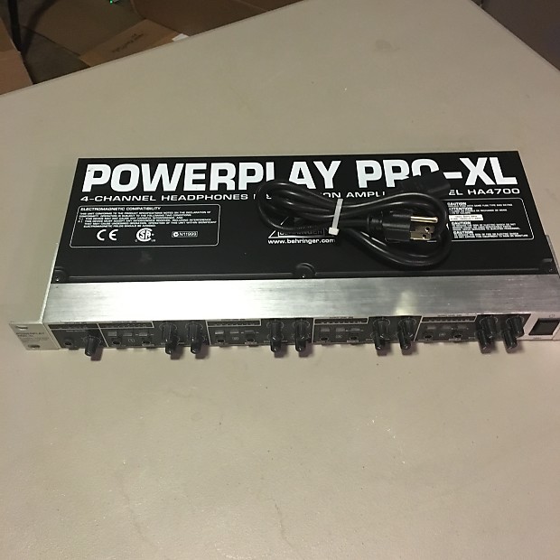 Behringer Powerplay Pro-XL 4 Chn Headphone Amp | Reverb