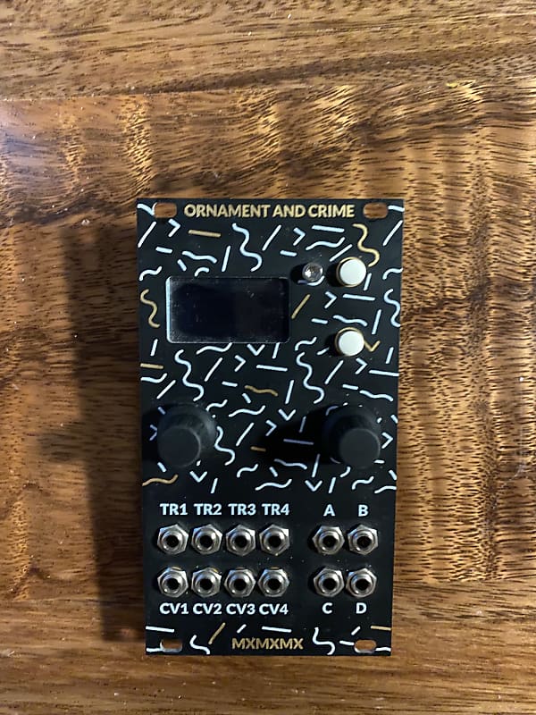 MXMXMX Ornament and crime Black | Reverb