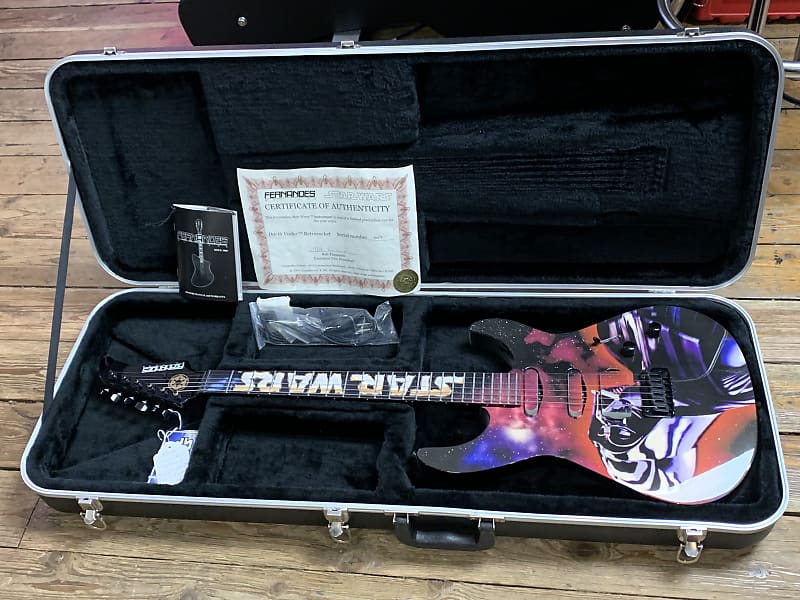 2002 Fernandes Star Wars Darth Vader Retrorocket Guitar | Reverb
