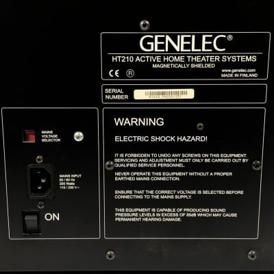 Genelec HT210 Active Home Theater System Speaker Monitor | Reverb