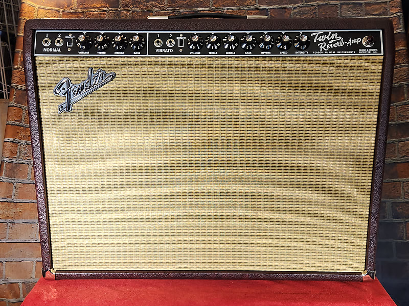 Fender '65 Twin Reverb Neo 2x12" 85-Watt Limited Edition Wine | Reverb