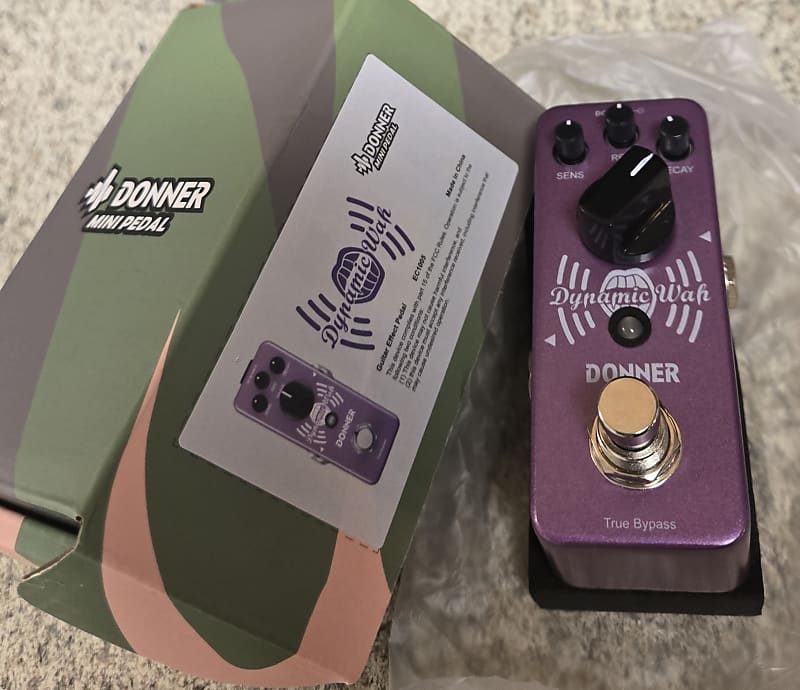 Donner Dynamic Wah 2020s - Purple | Reverb