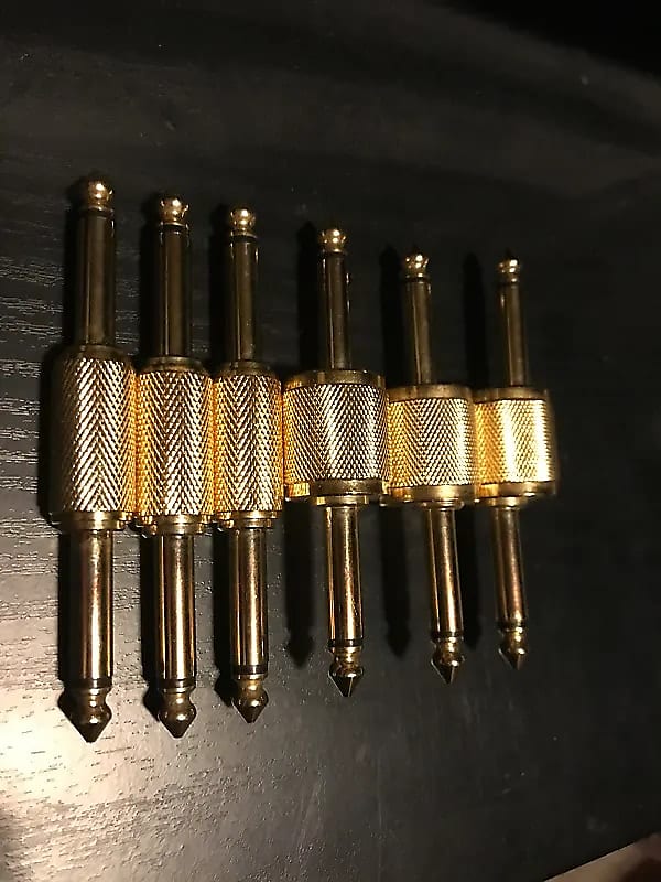 Live Wire Pedal Connector Gold Set of 6 | Reverb