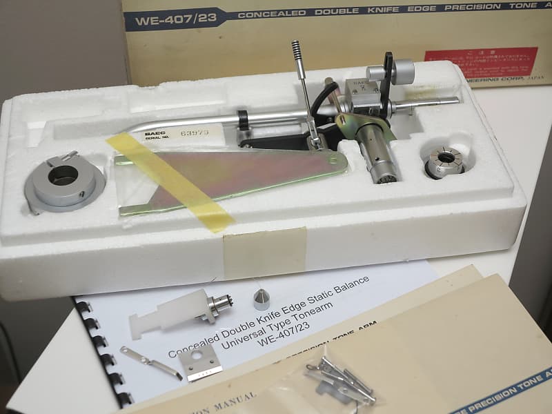 SAEC WE-407/23 with Ceramic ULS-3X Headshell (BOXed Static | Reverb UK