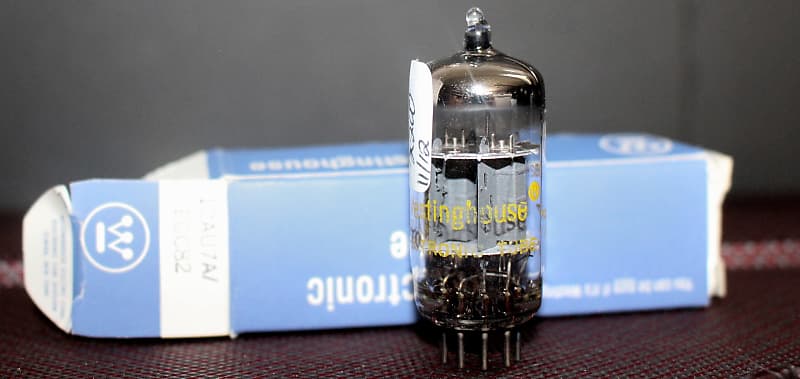 NEC 12AU7 JAPAN ECC82 PERFECT BALANCE SHORT PLATE HALO GETR | Reverb