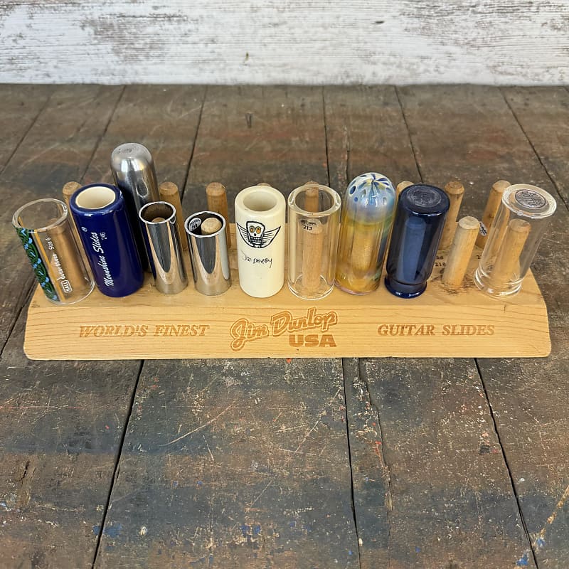 Dunlop Slide Bar Display and Slide Bars included | Reverb