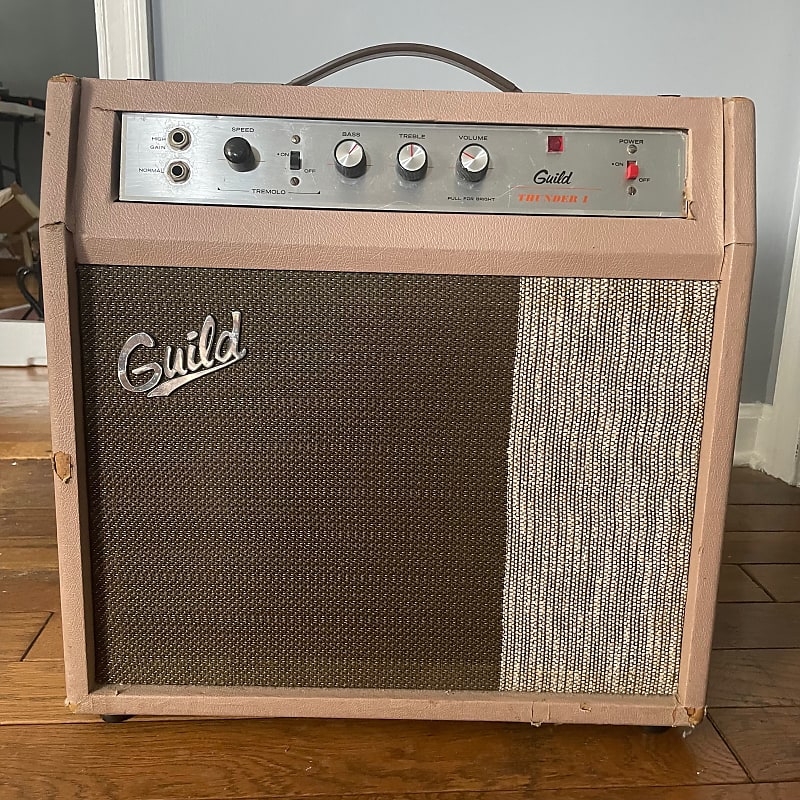 1966 Guild Thunder 1 Vintage 1x10 Tube Guitar Combo Amplifier | Reverb