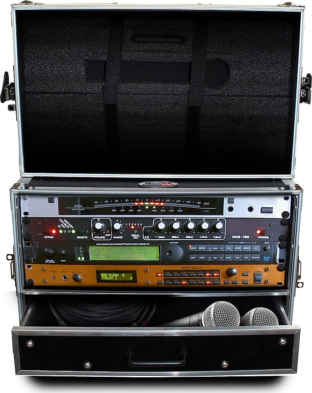 Flight Case ATA Style Rack Case 12 In. Deep 4U W-2U Drawer | Reverb
