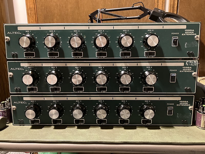 Altec 1599A (serviced) discrete 6 channel mixer with four | Reverb