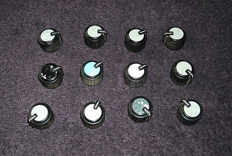 12 PEAVEY Rogan Guitar Amp Knobs [used on several earlier USA | Reverb