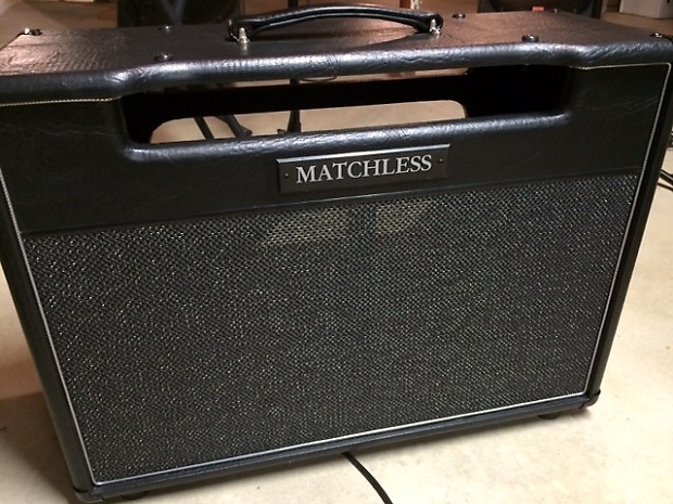 Matchless Combo Cabinet 1x12 Black/Silver Large Box 15 watt | Reverb