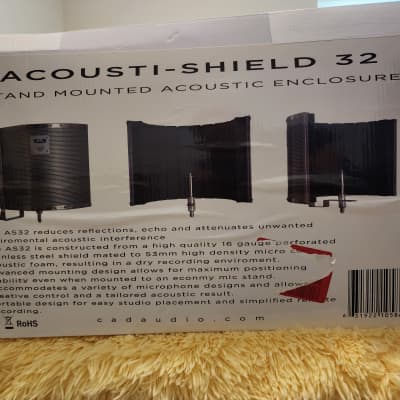 CAD ACOUSTI-SHIELD AS32 Stand Mounted Acoustic Enclosure | Reverb