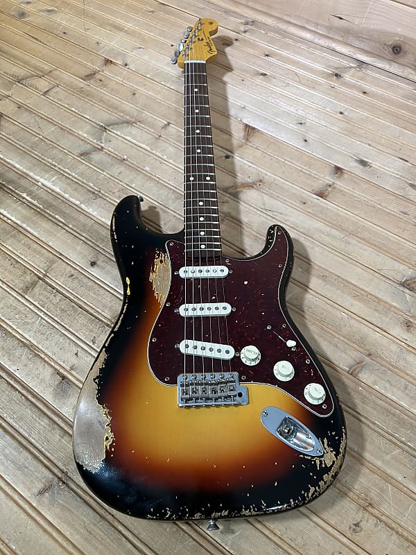 Fender Stratocaster Relic (Fender body with USA John Mayer | Reverb
