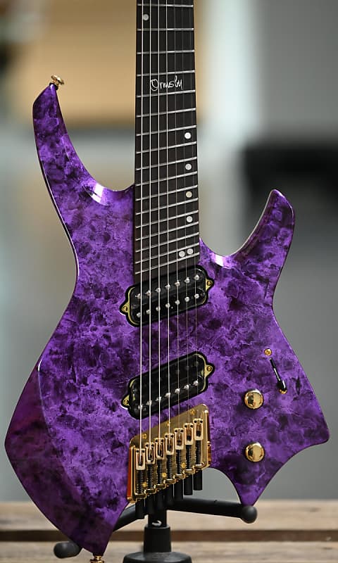 Ormsby Headless Goliath 7 GTR - Purple Marblizer | Reverb