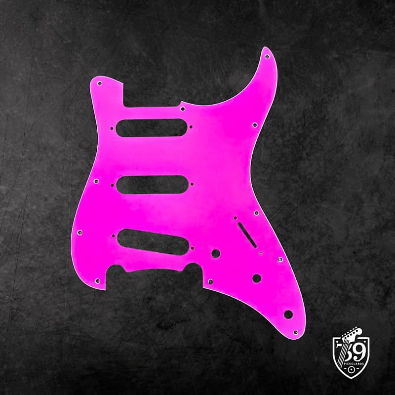 4 Ply Pink G & L Legacy Tribute Strat Style Pickguard | Reverb UK