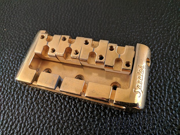 Spector 4-String Gold Replacement Bass Bridge - Fits Euro | Reverb