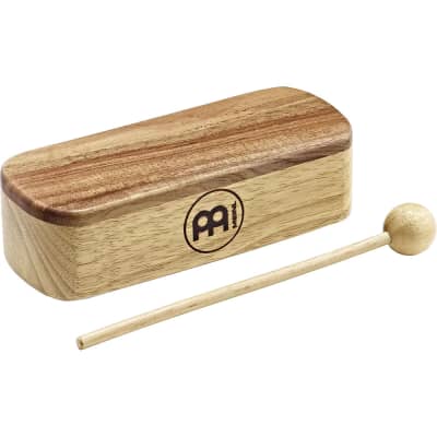 Meinl Percussion Small Wood Block, Matte Black, 2-YEAR | Reverb