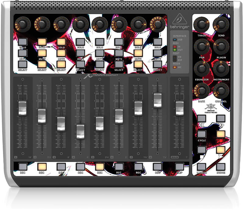 Midi Control Surface Skin Overlay Behringer X-Control | Reverb España