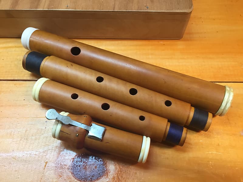 Antique Boxwood 1-Key Flute in D (Concert C) Mid 1800's-Nice | Reverb